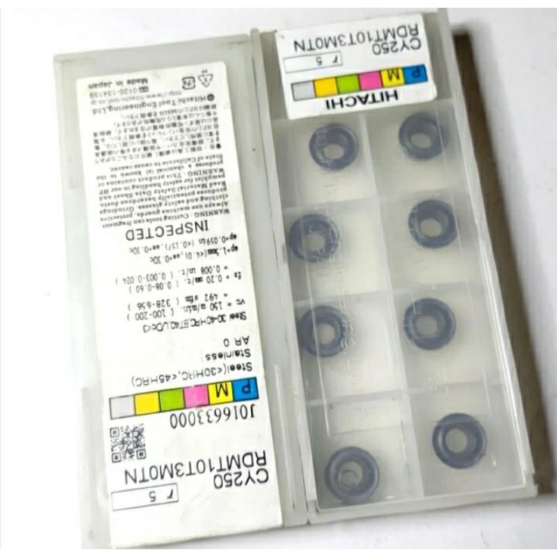 Jual Insert Milling RDMT 10T3MOTN CY-250 HITACHI ORIGINAL | Shopee ...