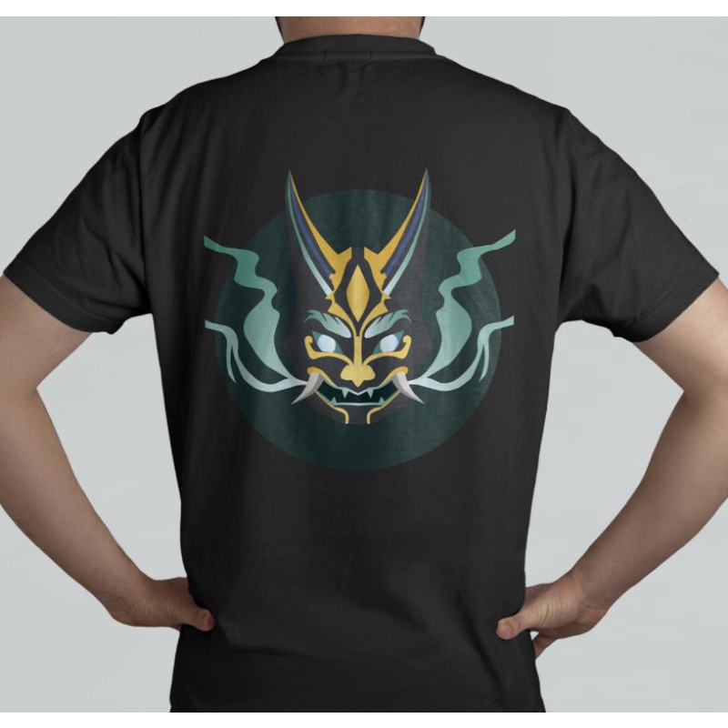 Jual Next Level XIAO MASK GENSHIN IMPACT premium cotton combed 30 S ...