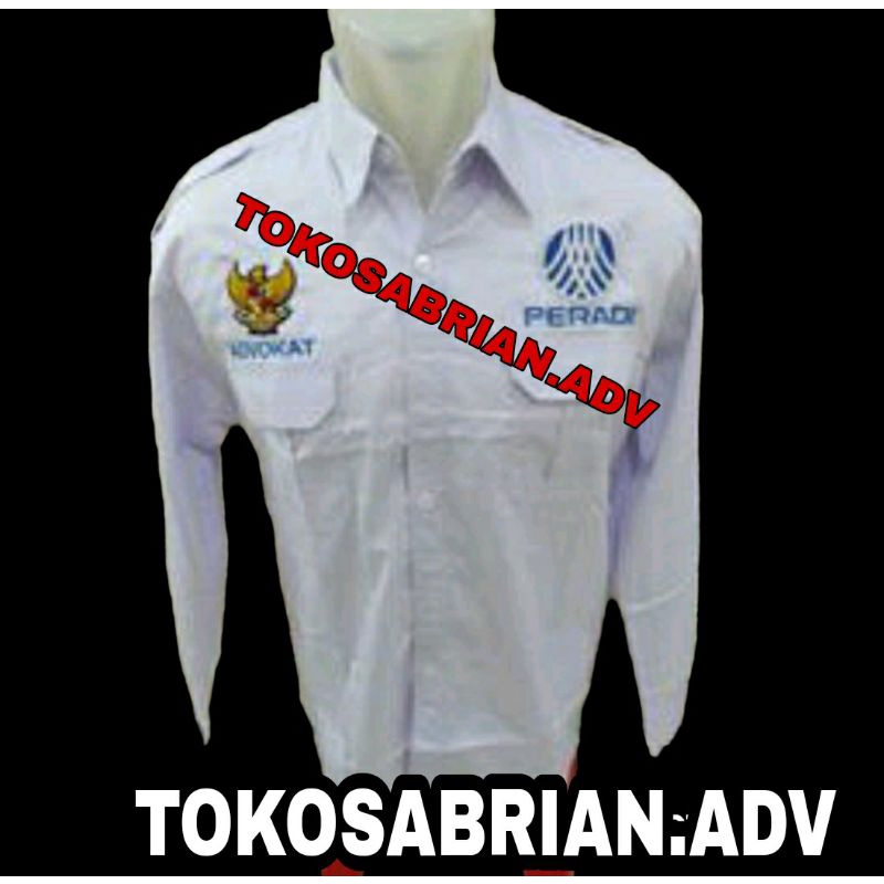 Jual kemeja kerja peradi baju PERADI seragam PERADI kemeja ADVOKAT baju ...