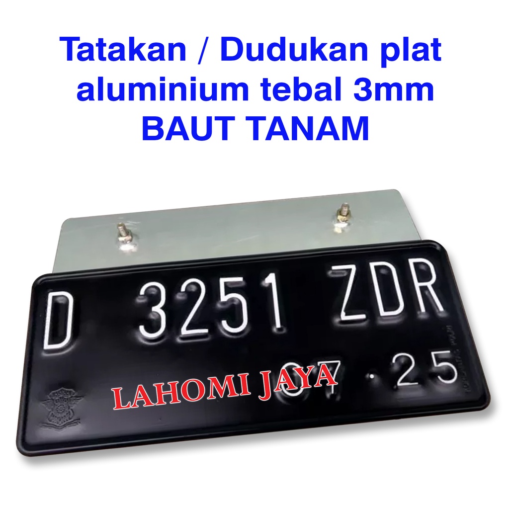 Jual TATAKAN PLAT MOTOR / Dudukan plat nomor motor, bahan aluminium ...