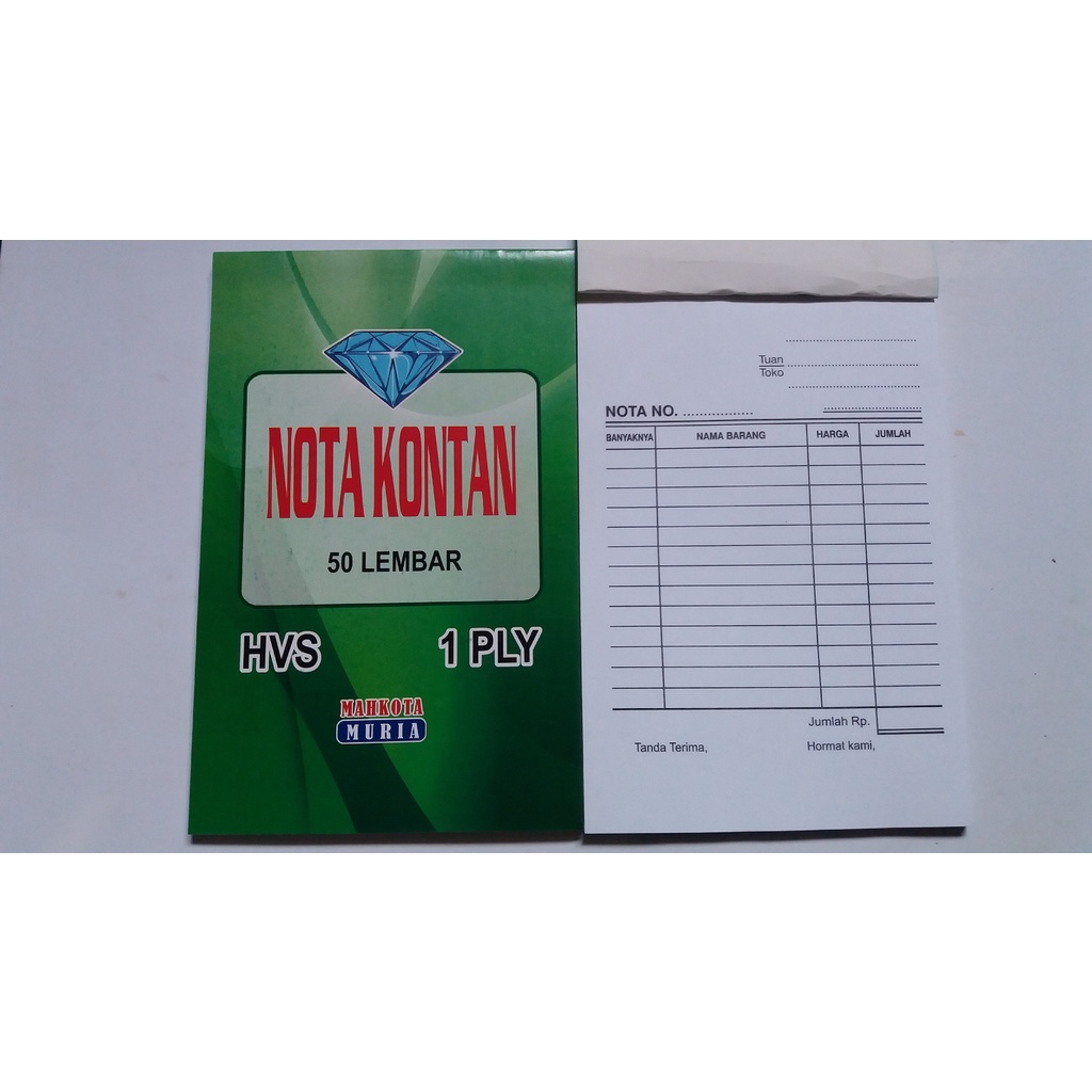 Jual NOTA KONTAN 1 PLY, NOTA KECIL | Shopee Indonesia