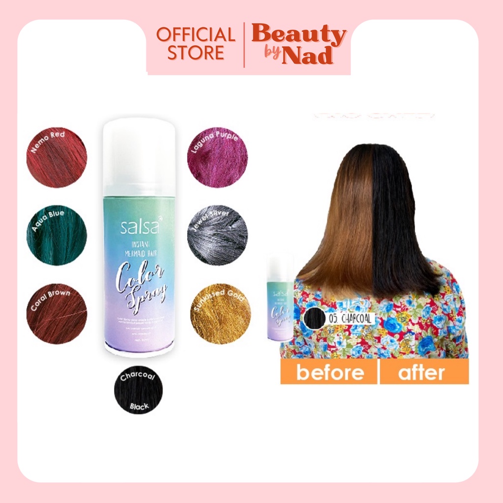 Jual SALSA Instant Mermaid Hair Color Spray - Semir Rambut Temporary ...