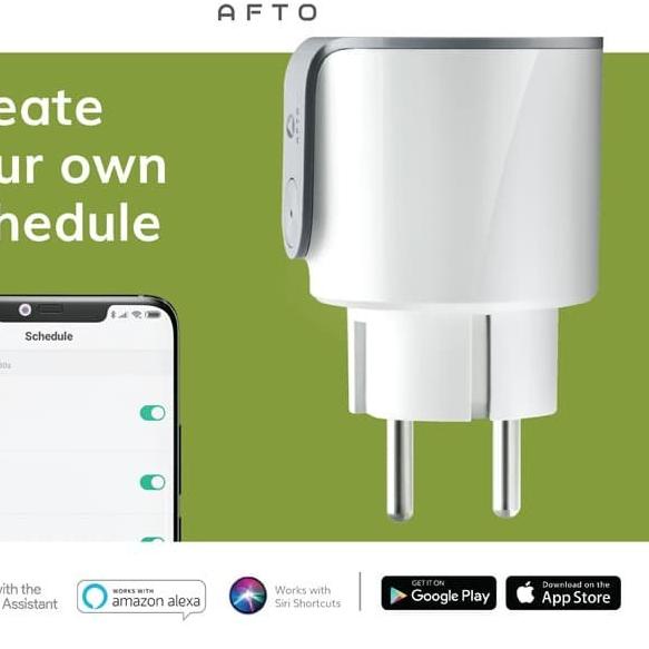 Jual AFTO Smart Schuko Plug / Steker / Colokan - WiFi Smart Home ...