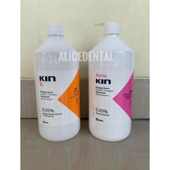 Jual Periokin KIN B5 1000ml obat kumur chlorhexidine mouth wash ...
