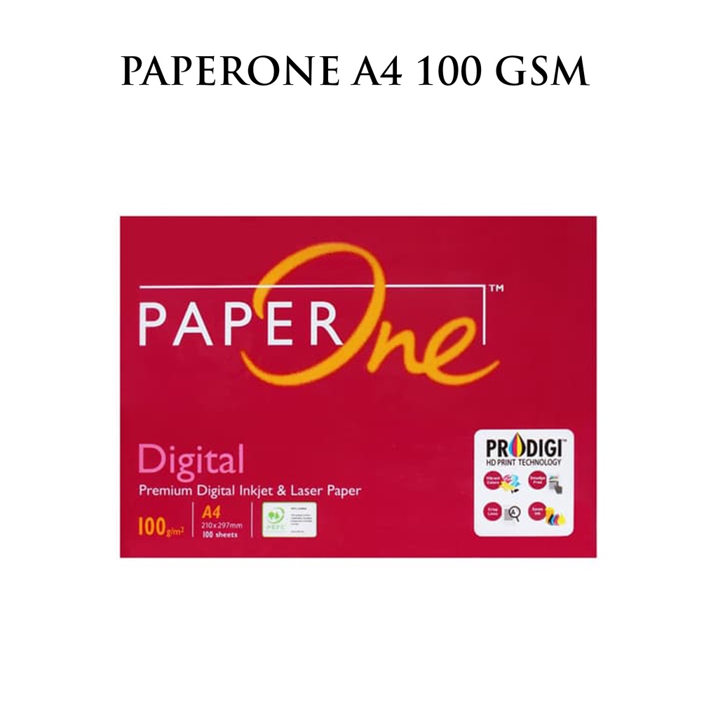 Jual Kertas Fotocopy HVS PaperOne Paper One A4 100 Gram Gsm Gr 100Gr ...