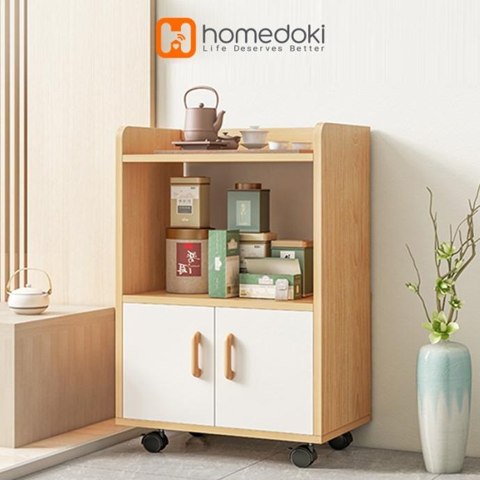 Jual Lemari Laci Kayu / Rak Laci Penyimpanan Minimalis Dapur Kayu ...