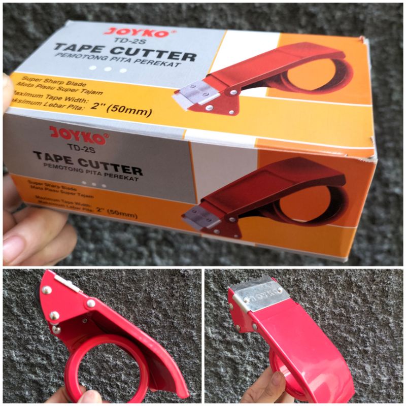 Jual Tape cutter besi/ Pemotong lakban JOYKO TD2S | Shopee Indonesia