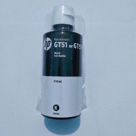 Jual Tinta Hp Ink Bottle GT51 or GT51XL Black (170ml) Original (LOSEPACK) | Shopee Indonesia