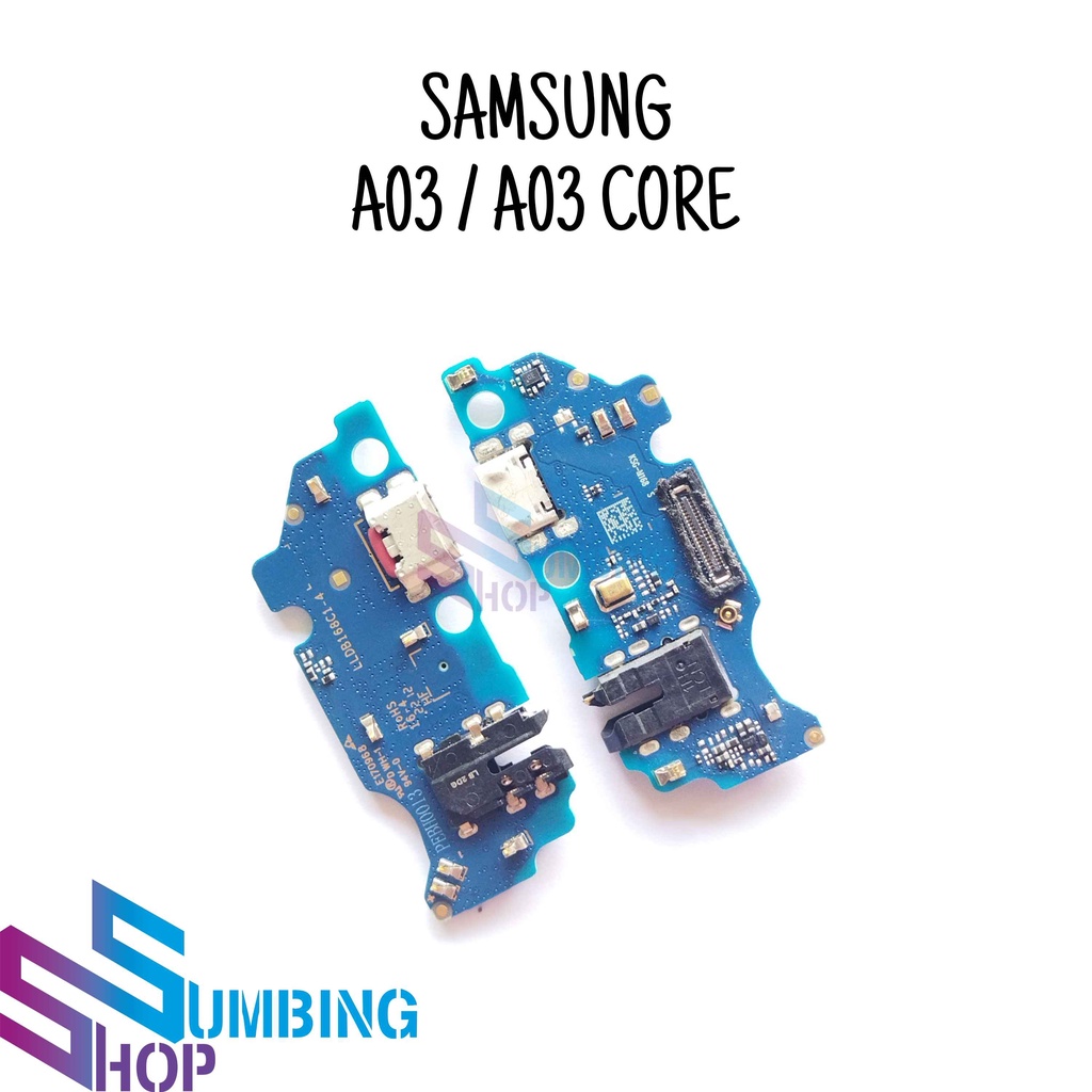 Jual Konektor Charger Samsung A03 A03 Core Pcb Board Usb Papan Con Cas Mic Original | Shopee ...