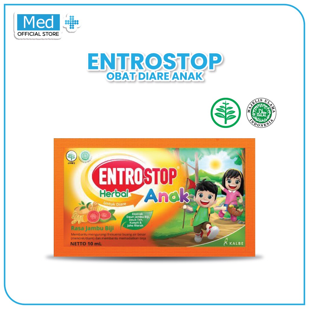 Jual Med+ Entrostop Anak Cair 10 ml 1 Sachet / Obat Diare Anak ...