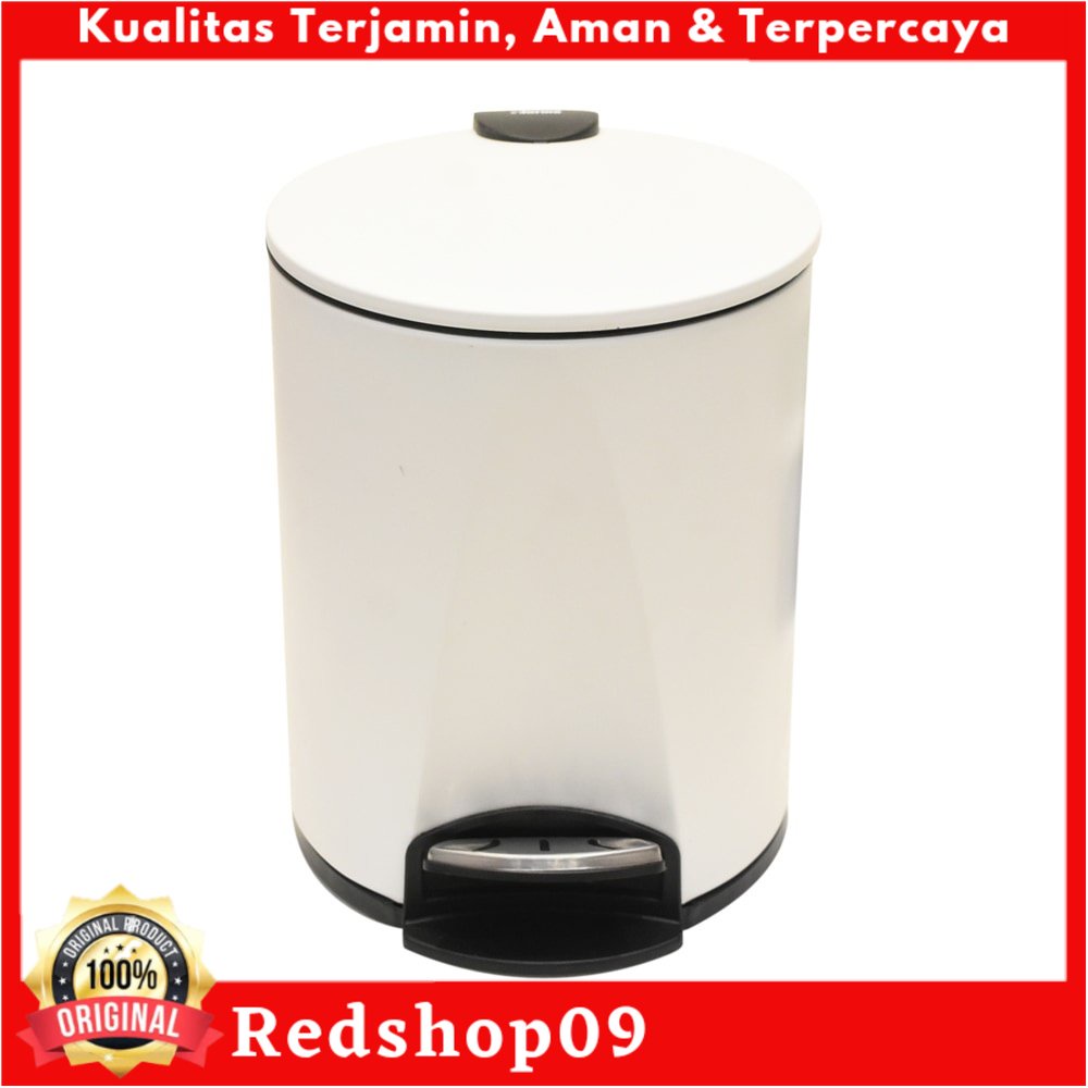 Jual Informa - Prism 5 Ltr Tempat Sampah Besi Indoor Slow Close - Putih | Shopee Indonesia