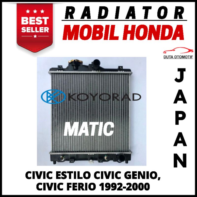 Jual Radiator Civic Estilo Civic Genio Civic Ferio 1992-2000 Matic ...