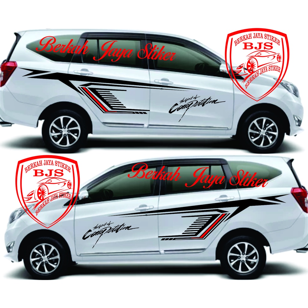 Jual Stiker mobil sigra calya terbaru promo stiker mobil Daihatsu sigra ...