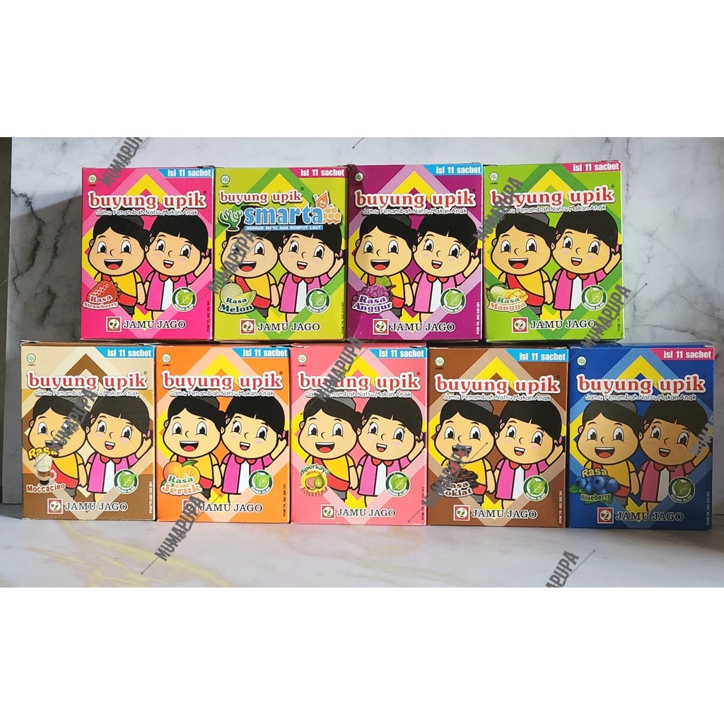 Jual Jamu Buyung Upik (Penambah Nafsu Makan Anak) 1 box isi 11 sachet ...