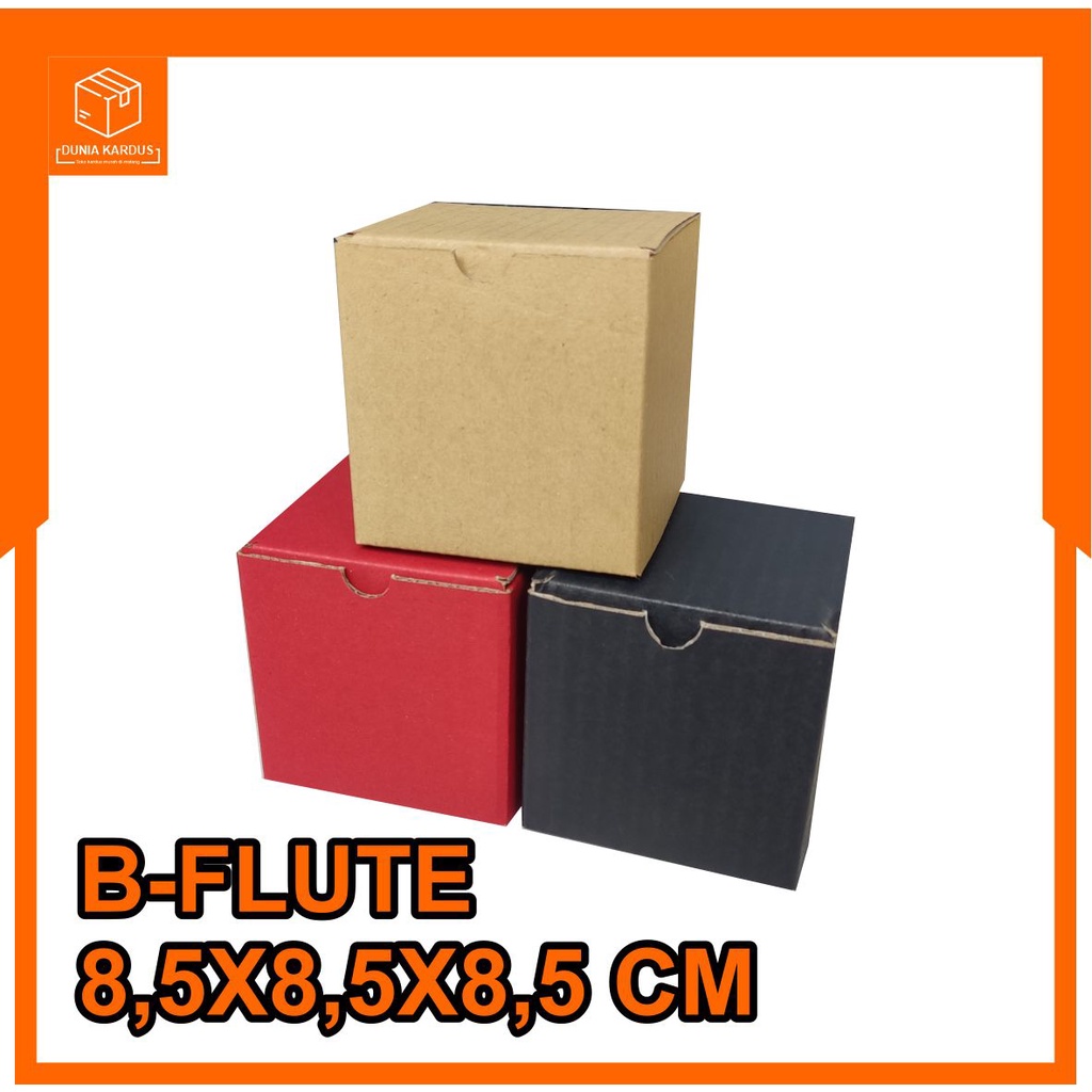 Jual Box polos 8,5x8,5x8,5 cm | Box | boxsliplock | Box DieCut | Box ...