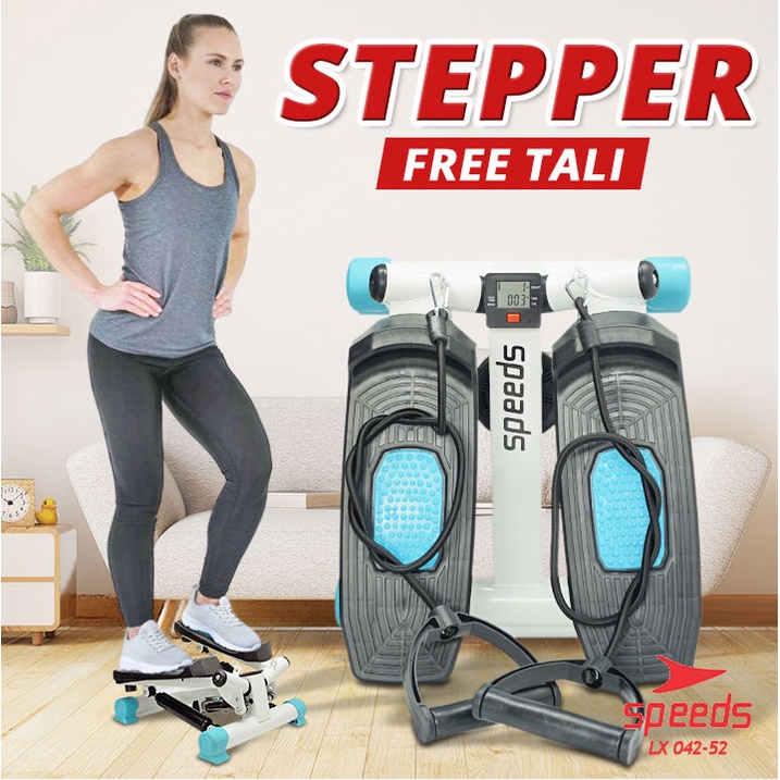 Jual SPEEDS Sport Stepper Mini Olahraga Kardio LCD Display Tangga Alat ...