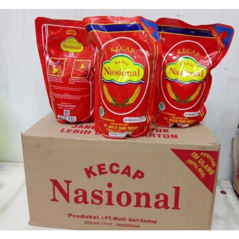 Jual kecap nasional 520ml 1 carton | Shopee Indonesia