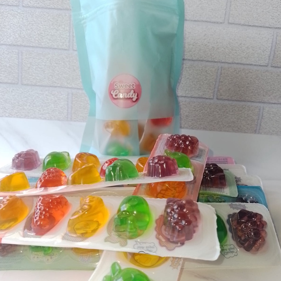 Jual Permen jelly agar , permen yakuat , bentuk cup , isi 10 ,bermacam ...