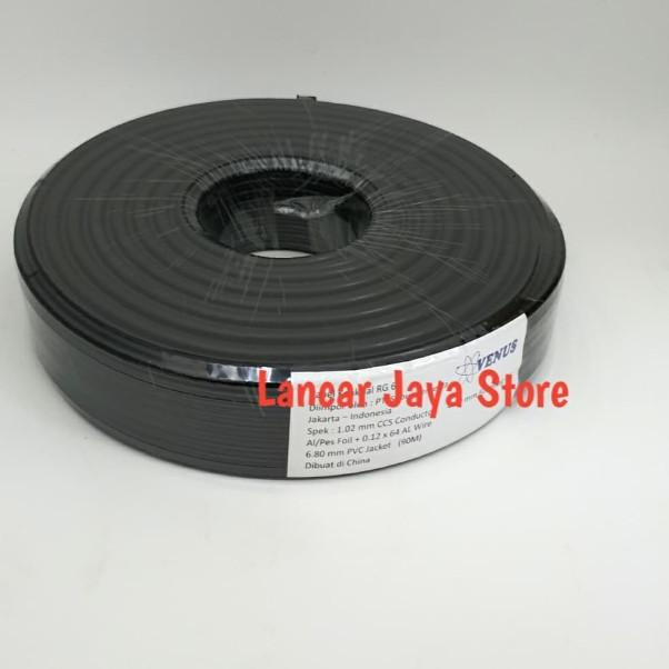 Jual Kabel Parabola Venus High Best Quality RG6 100Yard 90M | Shopee ...