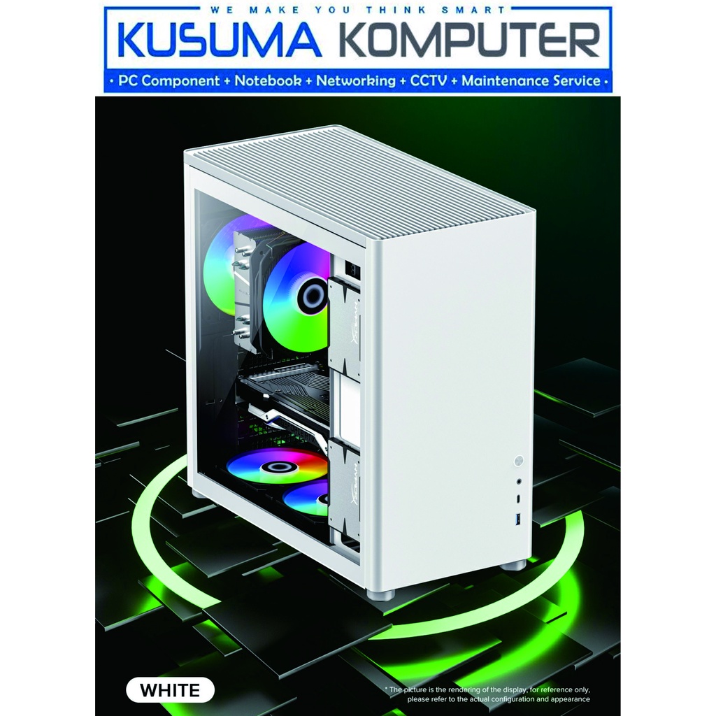 Jual Gamemax Spark Pro White Casing PC Gaming | Shopee Indonesia