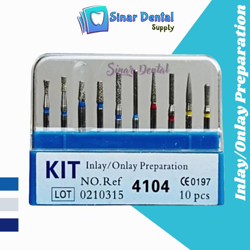 Jual Bur Preparasi Veneer Inlay / Onlay Preparation 4104 | Shopee Indonesia