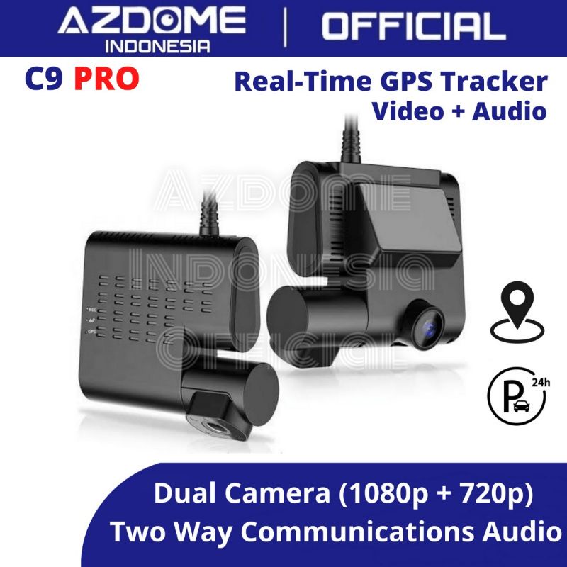 Jual Azdome C9 PRO 4G Dual Camera Dashcam GPS Tracker | Shopee Indonesia