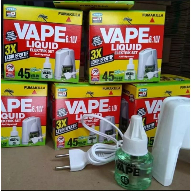 Jual FUMAKILLA VAPE OBAT NYAMUK SATU SET LIQUID CLD [Alat + Isi] | Shopee Indonesia