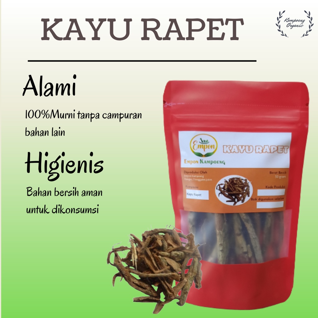 Jual Kayu Rapet Kering Minuman Jamu Herbal Tradisional Asli Alami Murni ...