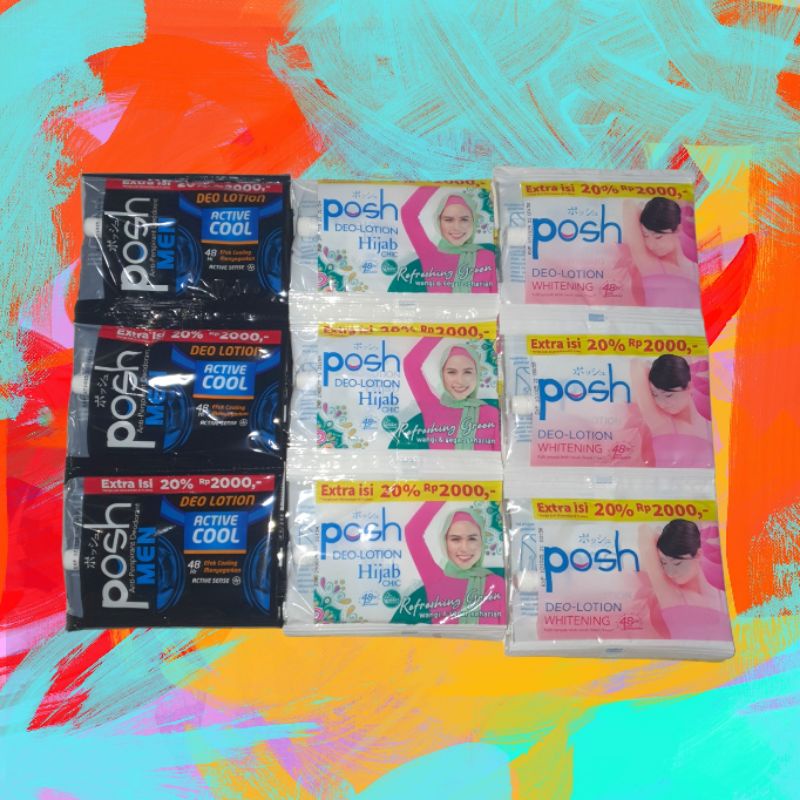 Jual Deodorant Posh Men and Girl / Deo Posh Lotion Men, Hijab and Girl ...