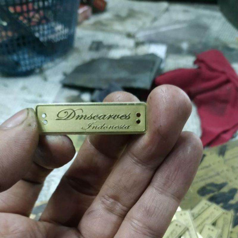 Jual label plat hijab besi kualitas premium | Shopee Indonesia