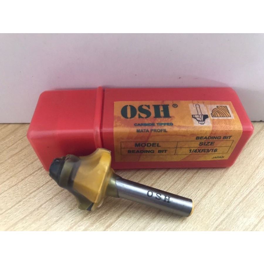 Jual OSH OSSEL Mata Router Bit Mata Profil Beading 5mm 6mm 8mm 10mm ...