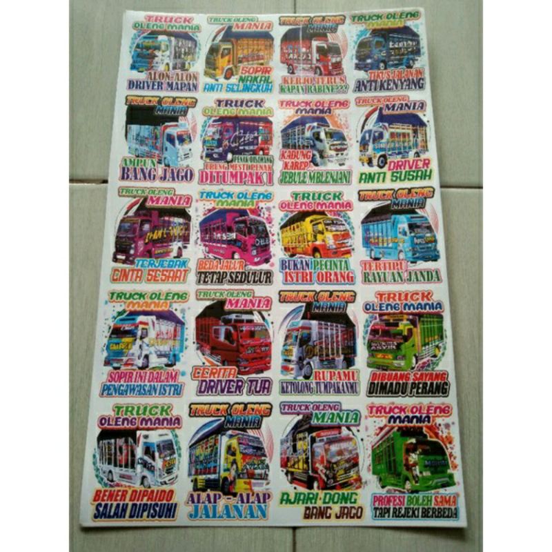 Jual STIKER TRUCK OLENG 1pcs (1 gambar) | Shopee Indonesia