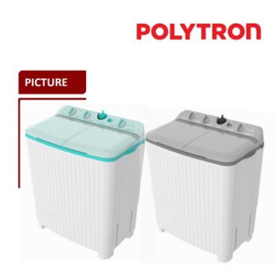 Jual MESIN CUCI 8 KG 2 TABUNG POLYTRON PWM 8076 | Shopee Indonesia