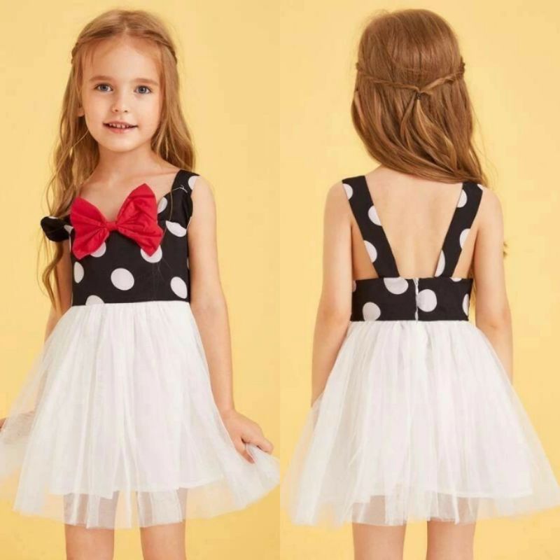 Jual ABH1082 Dress Anak perempuan disney CMT (Lokal garment) 4 5 6 8 ...