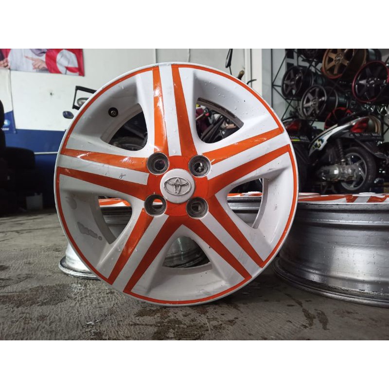 Jual velg mobil bekas seken oem toyota vios ring 15 baut 4x100 lebar 5.5 dan ofset 45 | Shopee ...