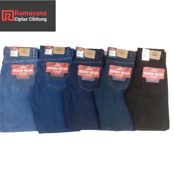 Jual Carvil Jeans Reguler Pria/ Celana jeans Pria / Ramayana Cibitung ...