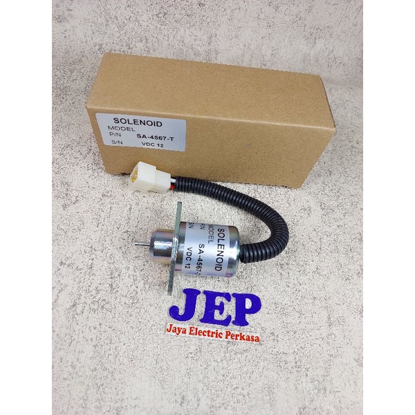 Jual SELENOID GENSET 12V DC MODEL SA 4567 T SELENOID GENSET 12VDC SA ...