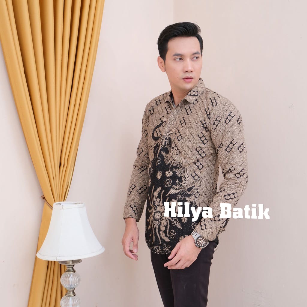 Jual ASTANA KALA KEMEJA BATIK PRIA SLIM FIT LENGAN PANJANG FULL FURING ...