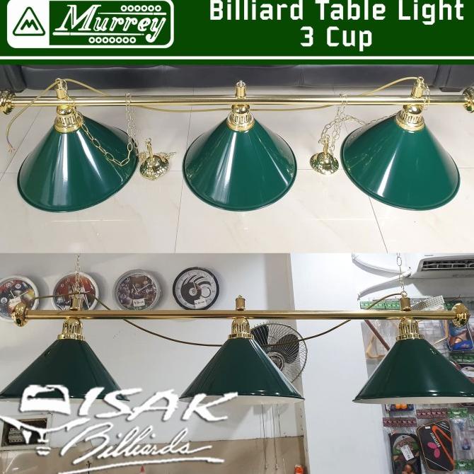 Jual Lampu Meja Billiard 3 Kap - Green - Pool Table Light 3 Cup Biliar ...