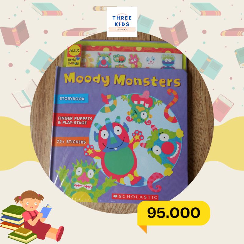 Jual Buku anak Moody Monsters | Shopee Indonesia