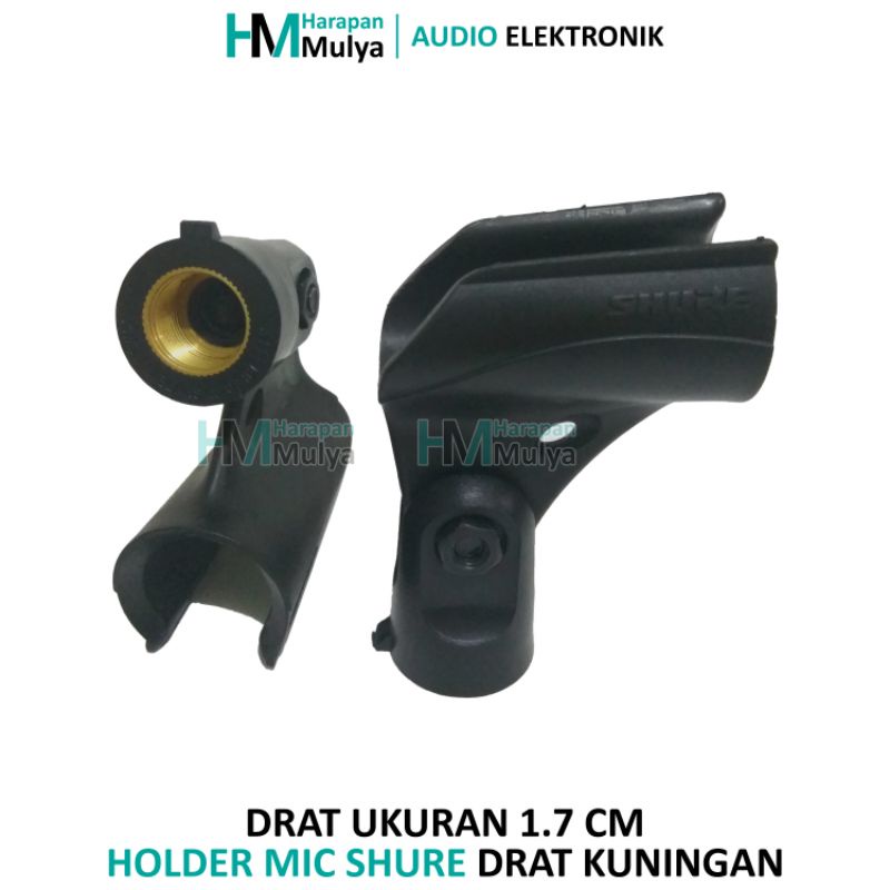 Jual Holder Mic Capit Mik Jepit Dudukan Stand Mikrofon Microphone SHURE ...