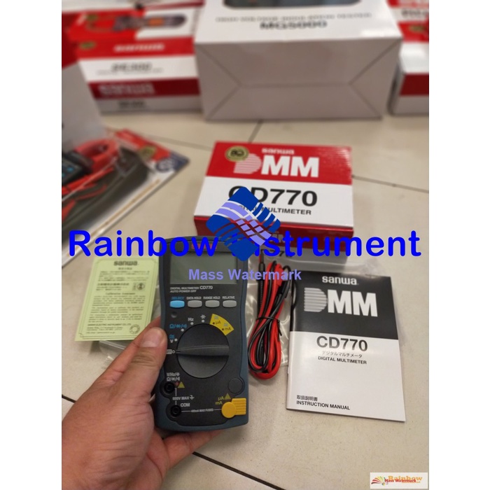 Jual Sanwa Digital Multimeter CD770 / CD-770 / CD 770 ORIGINAL | Shopee ...