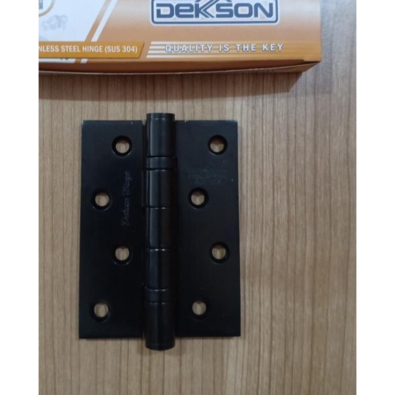 Jual HINGE DEKKSON ESS DL 4X3X2MM 2BB MATT BLACK Engsel Dekson Hitam 10 ...