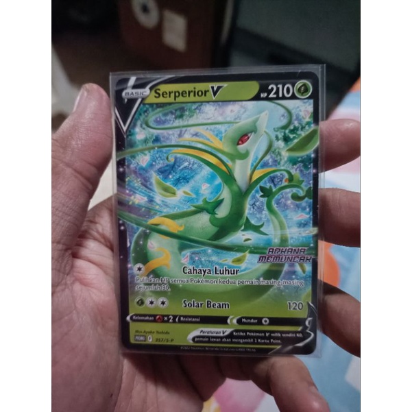 Jual Kartu pokemon bahasa Indonesia serperior V promo | Shopee Indonesia