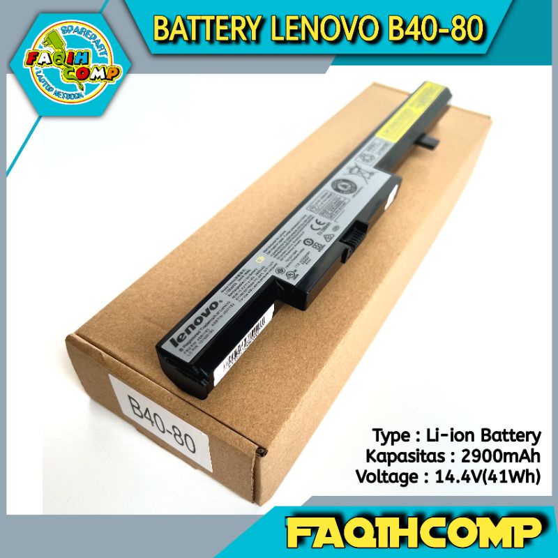 Jual Baterai Original Lenovo B40 Series B40-70, B40-30, B40-45, B50 Series, B50-30, B50-45, B50 ...