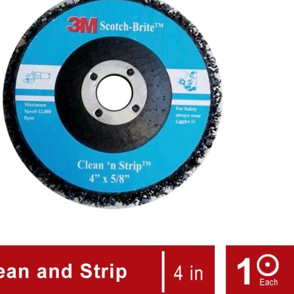 Jual 3M Scotch-Brite Clean and Strip Disc, 4 in x 5/8 in (Amplas ...