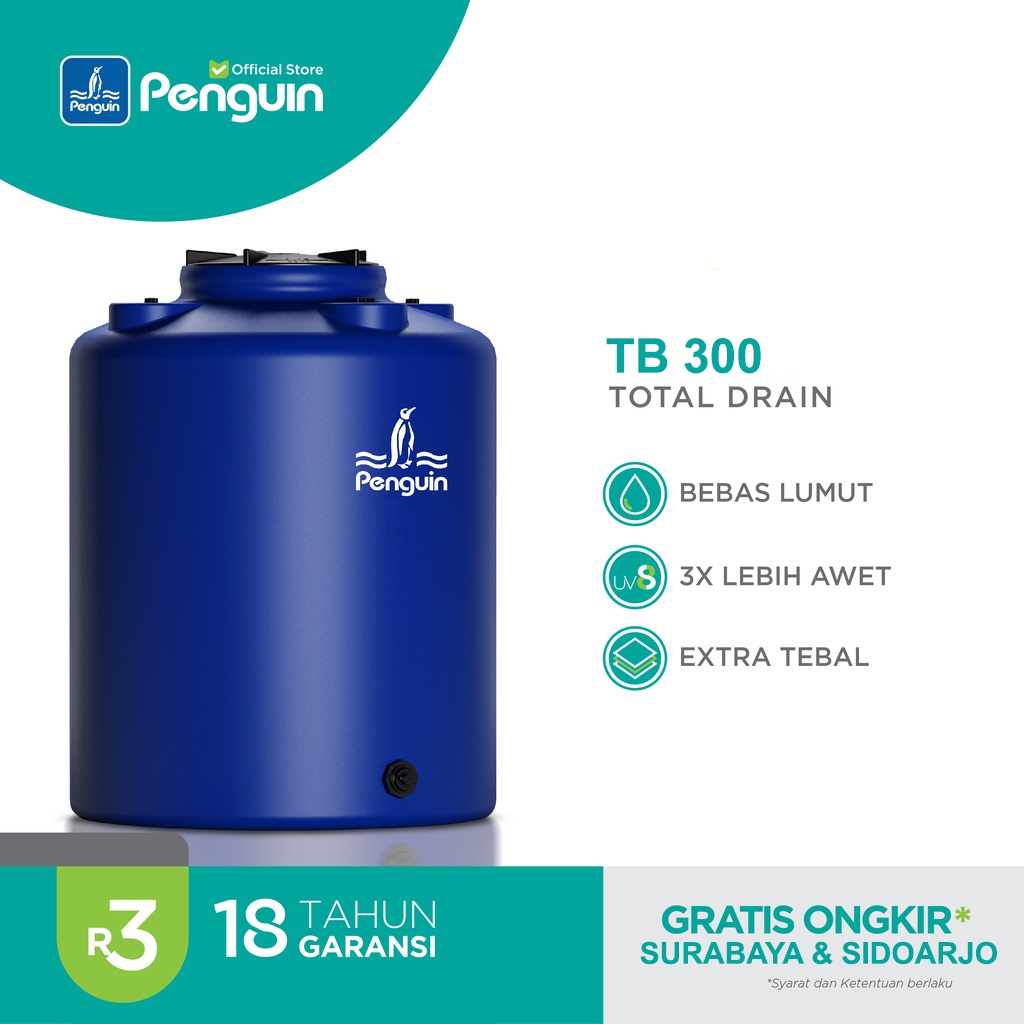 Jual Tandon Air Penguin TB 300 (3100 liter) | Shopee Indonesia