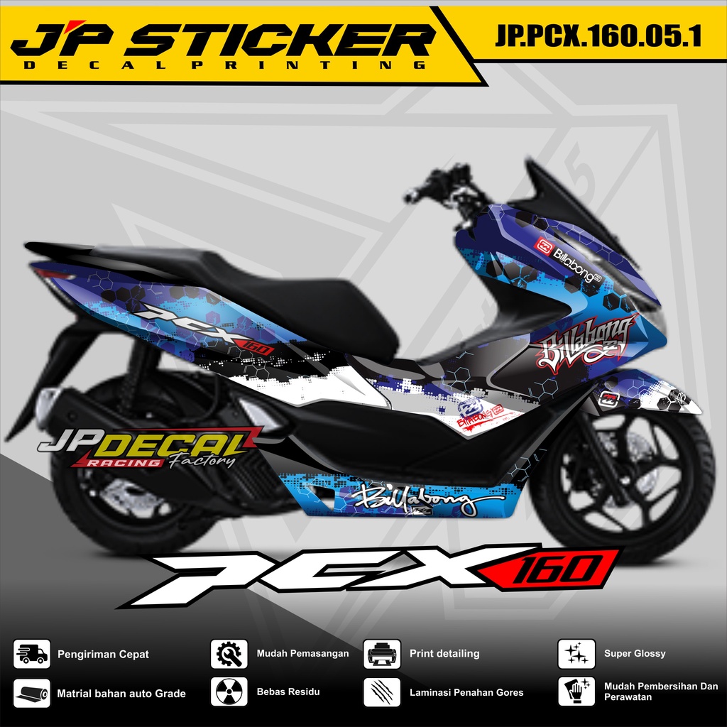 Jual Decal Stiker PCX 160 Full body 2022 - Sticker Dekal PCX 160 New JP ...