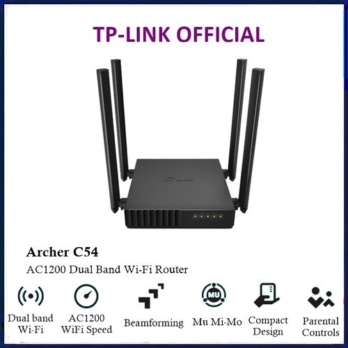 Jual Tp-Link Archer C54 AC1200 Dual-Band WIFI Router | Shopee Indonesia