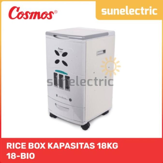 Jual Cosmos 18-BIO Rice Box 18kg Tempat Penyimpanan Beras Anti Kutu ...